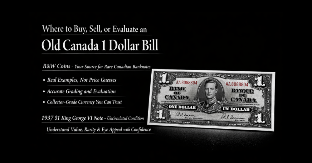 Canada 1 Dollar Bill Value Guide | Old $1 Bills in Canada